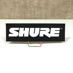 Shure | Wall Decor | Shure Large Black And White Logo Decal Sticker ...